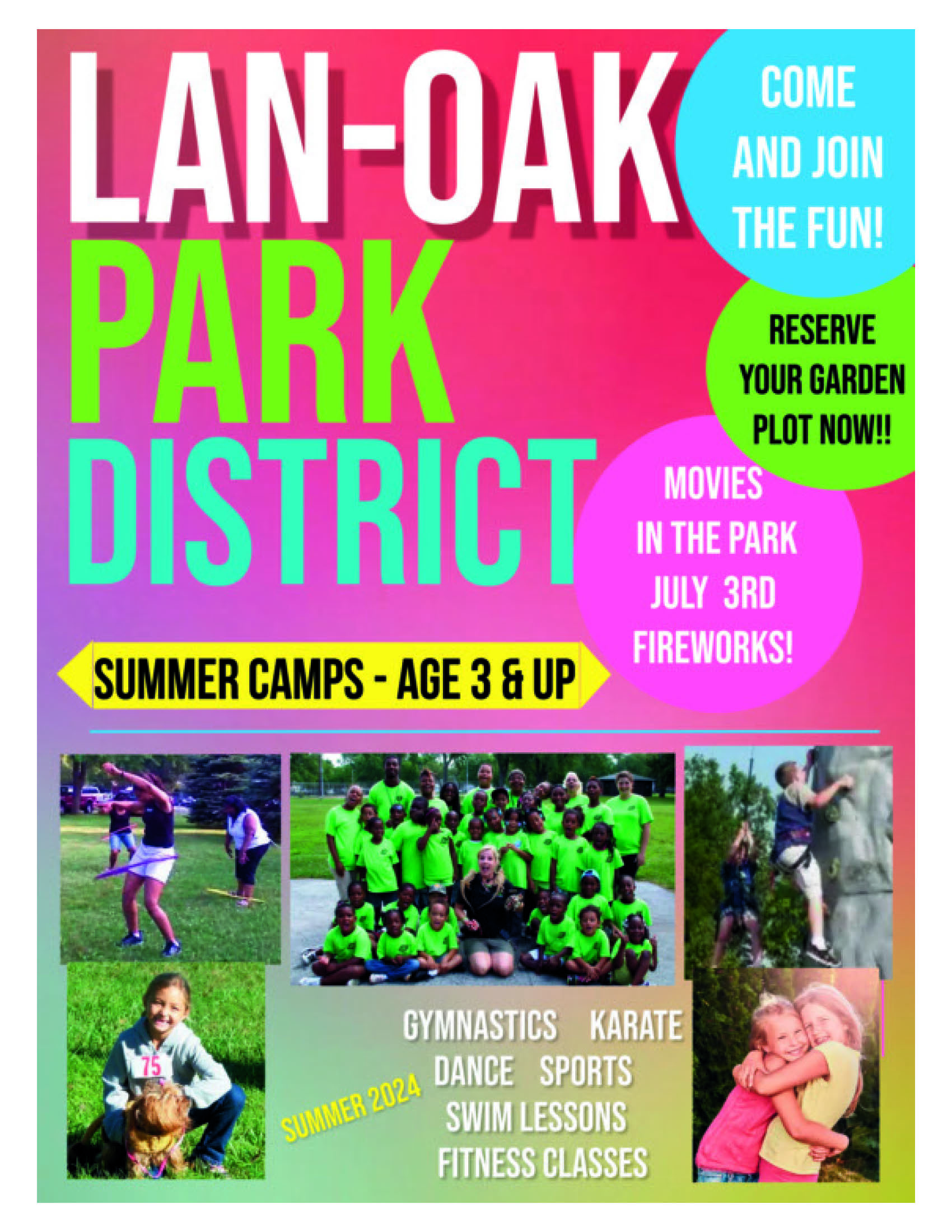 Lan-Oak Park District | Parks Department Lansing Illinois